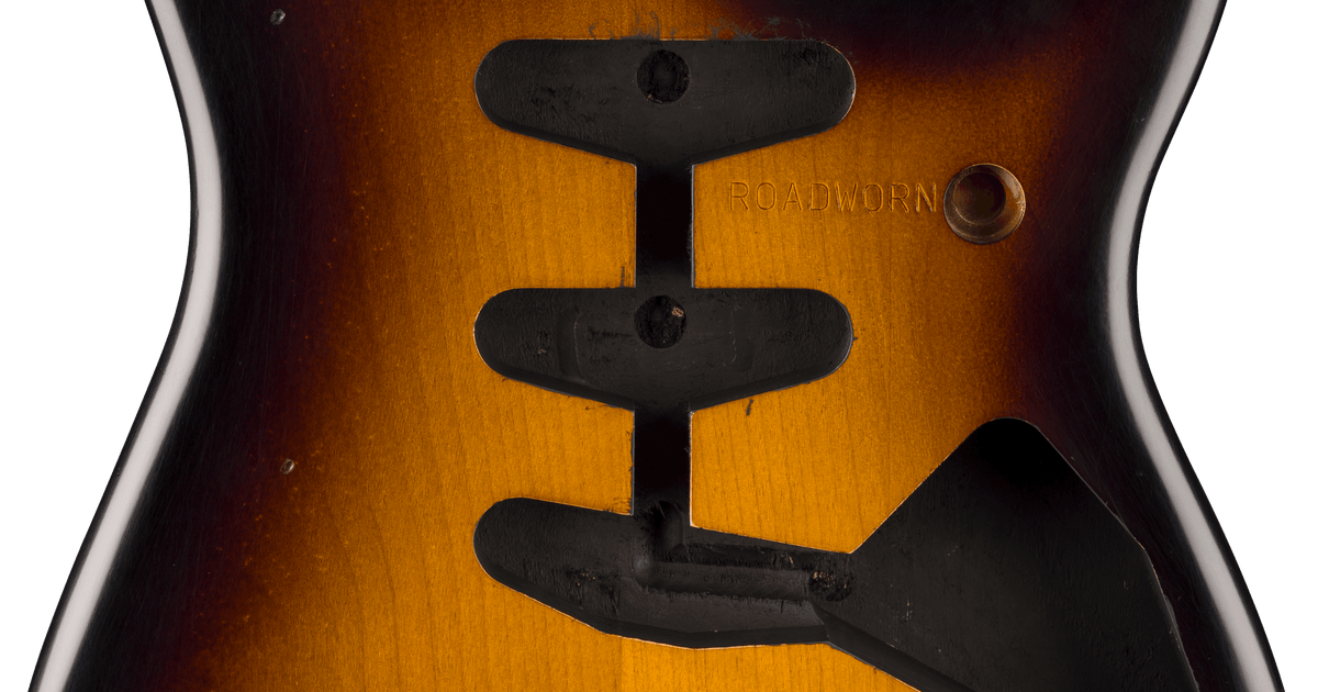 Road Worn® 50's Stratocaster® SSS Alder Body, 2-Tone Sunburst – Fender